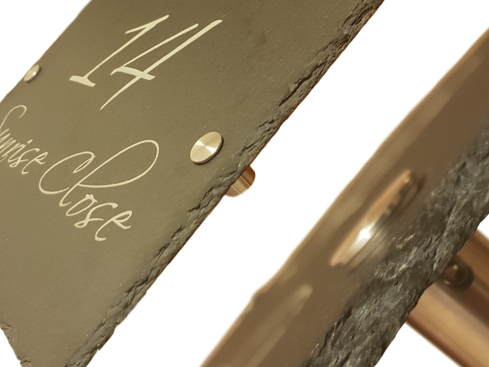 Personalised Slate House Name Number Sign Office Plaque – Impressions ...